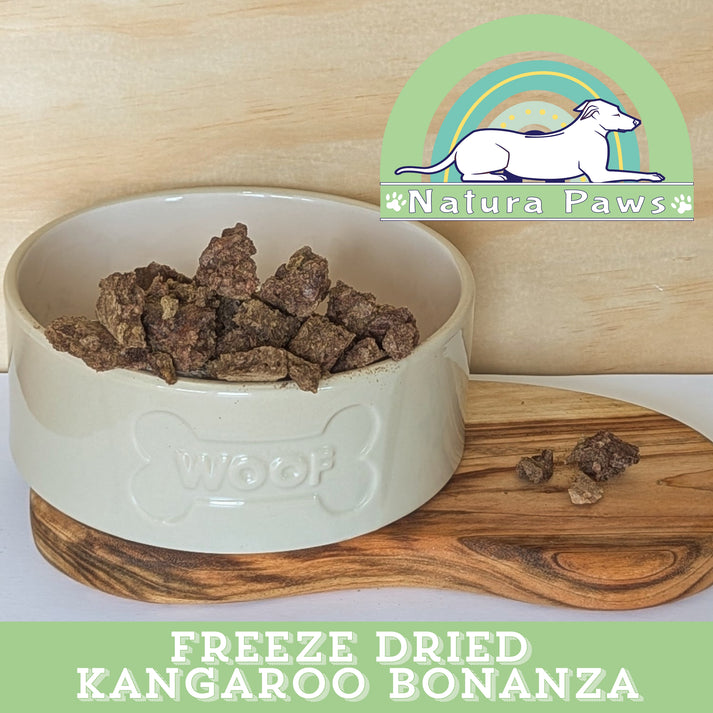 Freeze Dried Kangaroo Bonanza – Natura Paws Australia